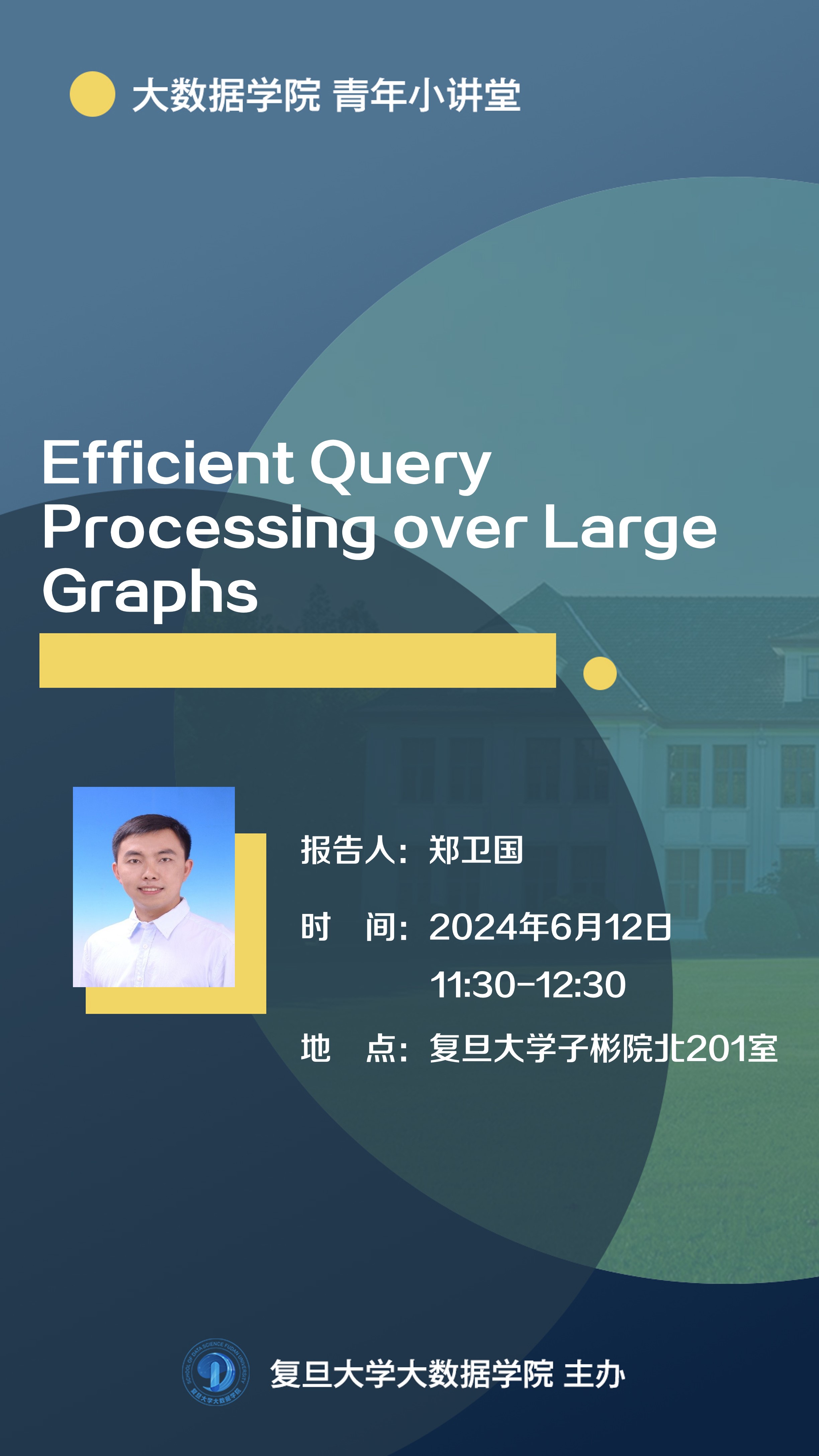 Efficient Query Processing over Large Graphs